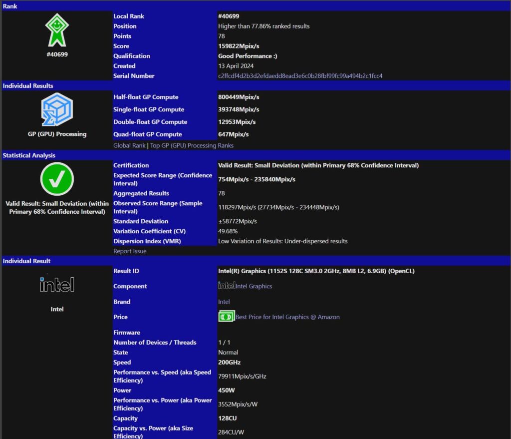 Intel Arrow Lake-HとArrow Lake-SのGPUベンチマークが登場。性能はMeteor Lakeと大きく変わらず - ギャズログ | GAZ:Log