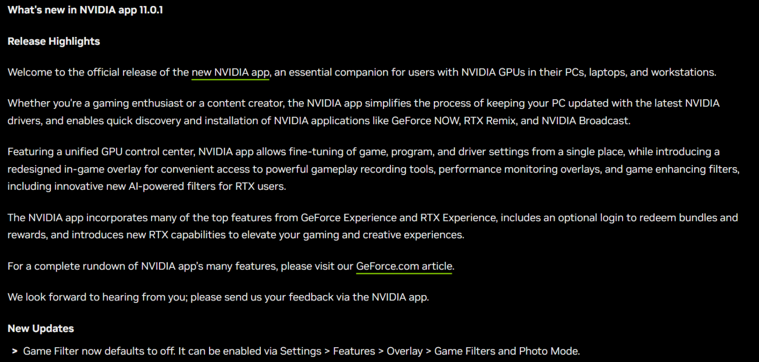 性能が落ちると問題になった NVIDIA Apps の修正版が登場。ゲームフィルターを無効化しただけの暫定処置に - ギャズログ | GAZ:Log